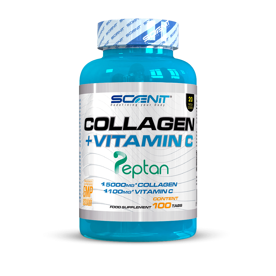 Collagen Peptan + Vitamin C - 100 tabletas - Colágeno con Vitamina C