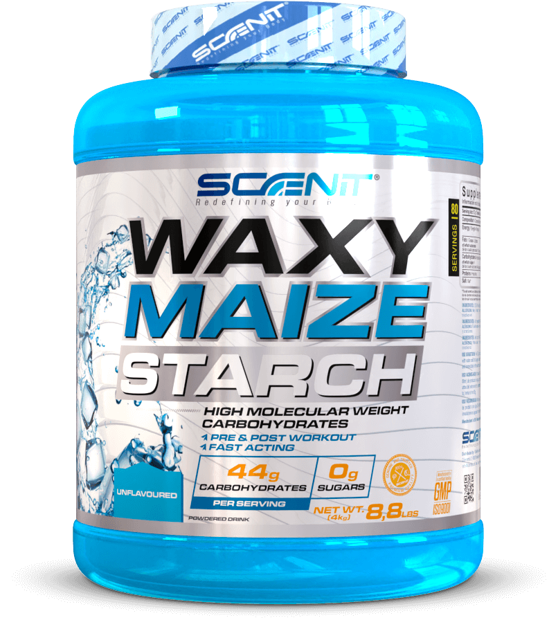 Waxy Maize STARCH 4 kg, Scenit Amylopectin in 3 amazing flavors